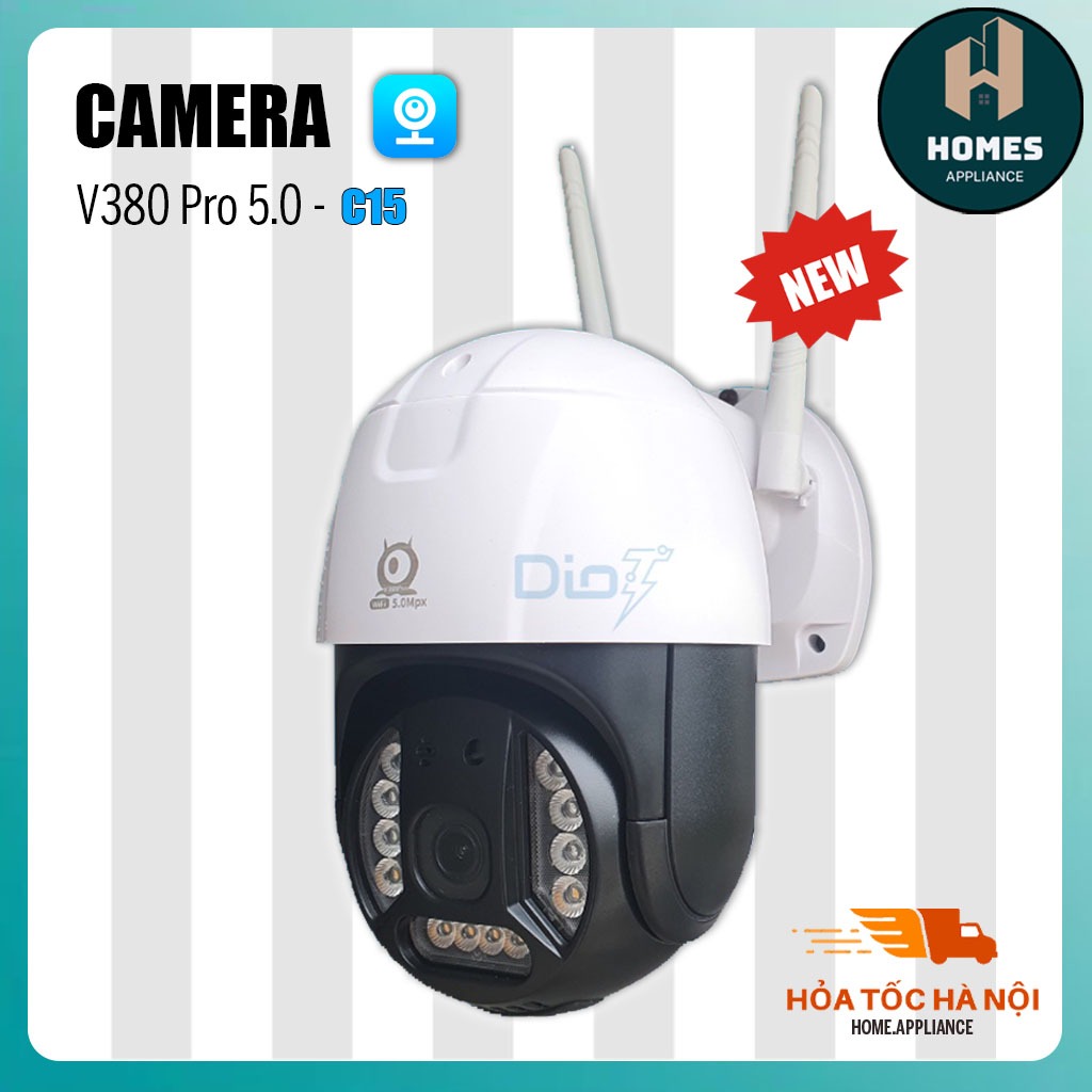 Camera V380 PRO C15 5.0 | Camera Ngoài Trời Đàm Thoại 2 Chiều ,Chống ...
