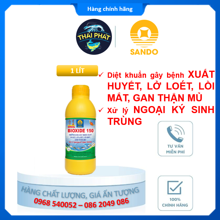 BIOXIDE 150 chai 1L - Sát trùng, diệt khuẩn thế hệ mới, xử lý nhanh ...