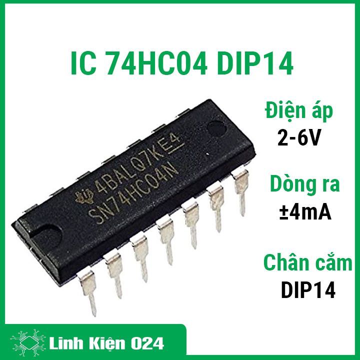 IC chức năng 74HC04 DIP 14 | Shopee Việt Nam