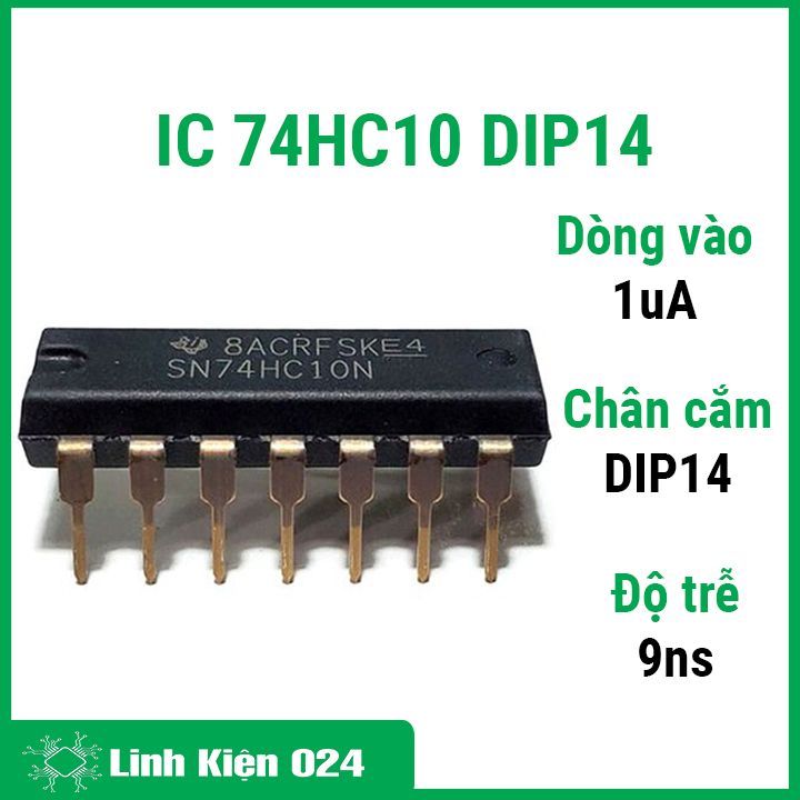 IC chức năng 74HC10 3-Input NAND DIP14 | Shopee Việt Nam