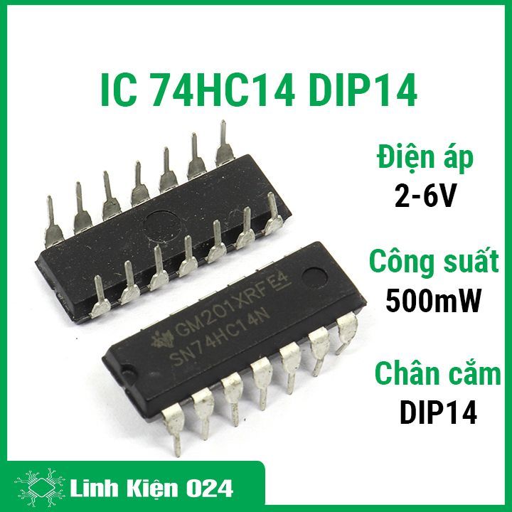 IC chức năng 74HC14 DIP14 Hex Inverter Schmitt Trigger | Shopee Việt Nam