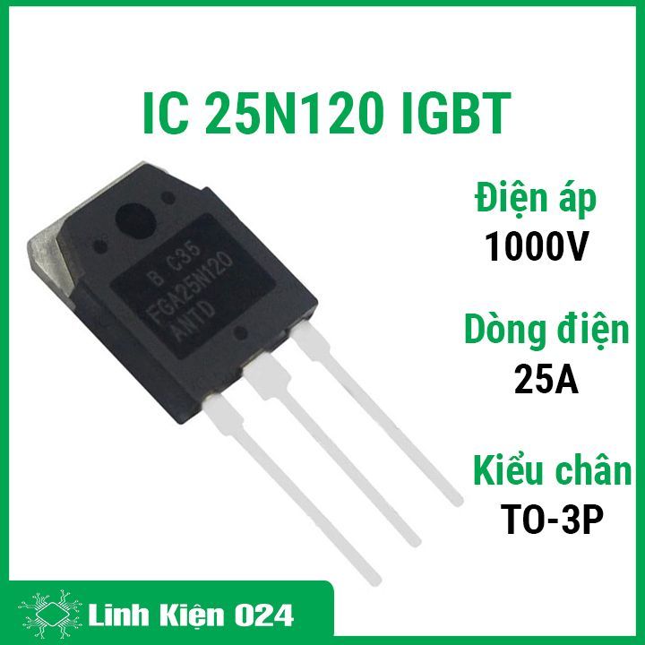 Linh kiện 25N120 chuyển mạch IGBT 25A/1000V | Shopee Việt Nam