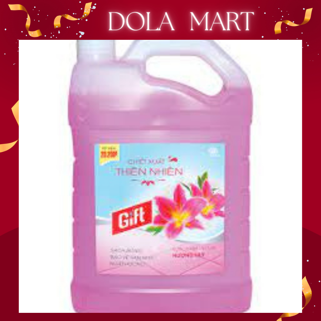 Nước lau sàn Gift can 3,8kg mẫu mới | Shopee Việt Nam