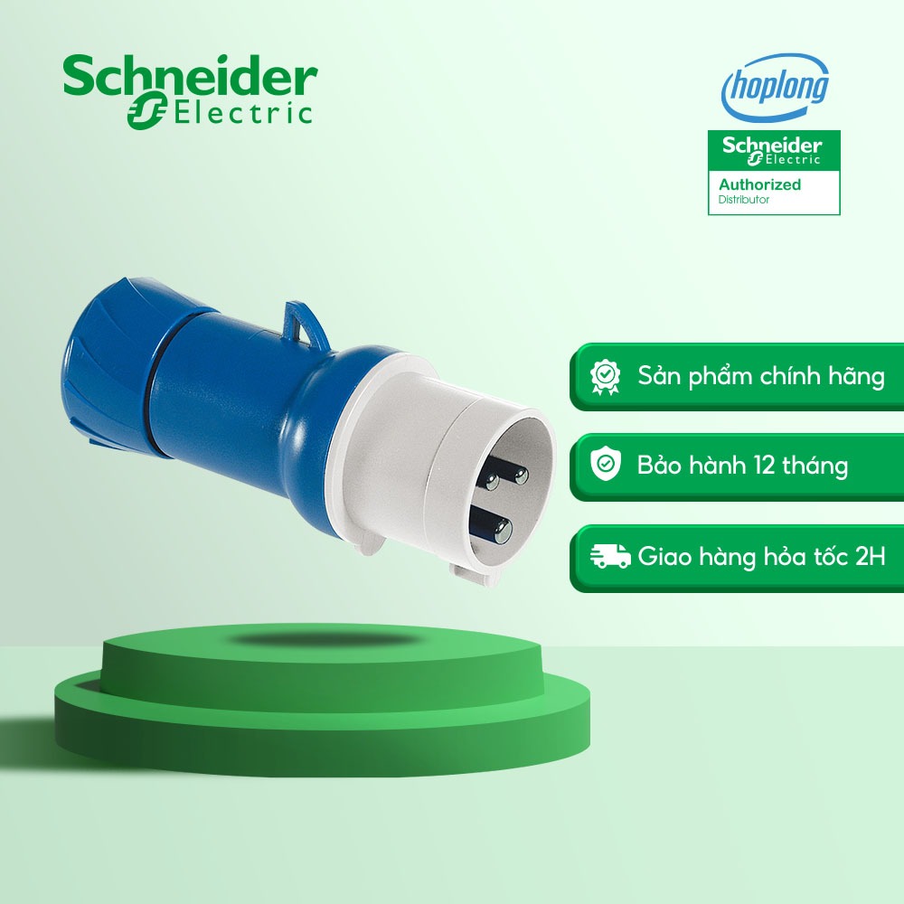 Phích cắm di động PKE16M423 Schneider - 16 A - 2P + E | Shopee Việt Nam