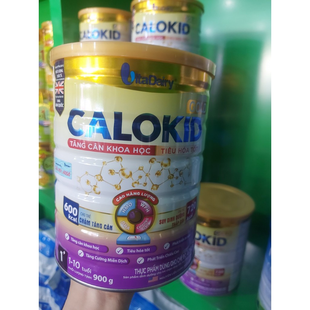 sữa bột calokid gold 1+ 900g( từ 1-10 tuổi) | Shopee Việt Nam