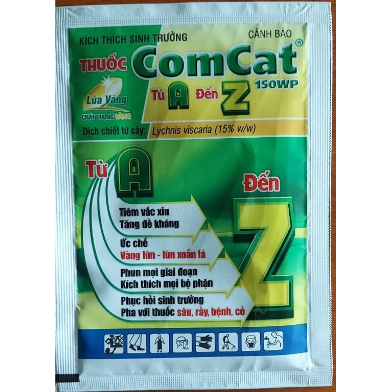 Comcat 7.55gr - Kích thước sinh trưởng của Lúa Vàng 7.55g | Shopee Việt Nam