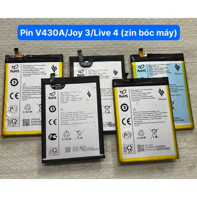 Pin V430A - VSmart Joy 3 (Zin tháo máy) | Shopee Việt Nam