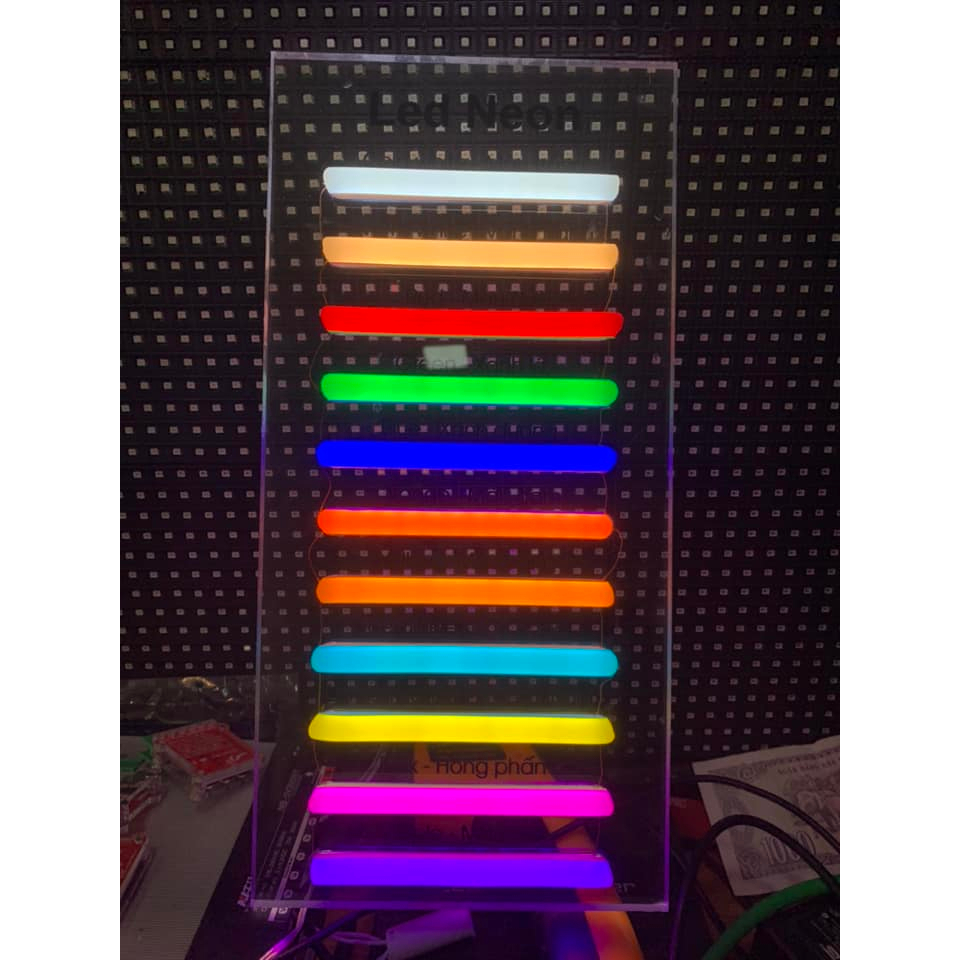 LED Neon rời bản 6mm làm biển neon quảng cáo, trang trí (Led ziczac 120 ...