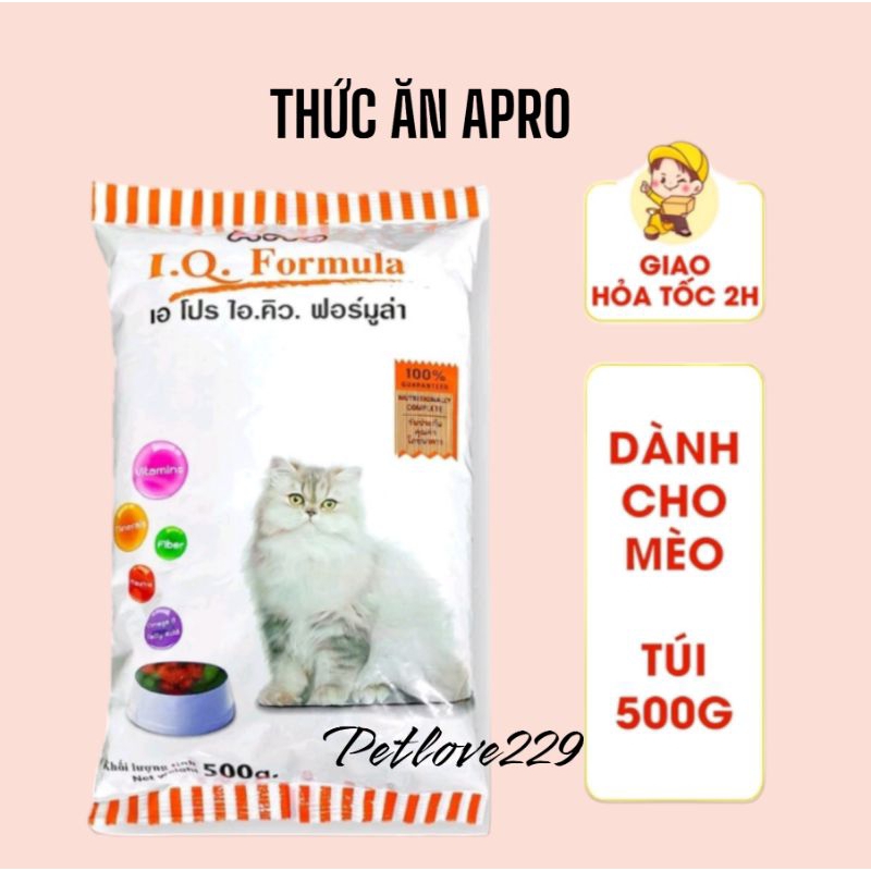 Thức ăn cho mèo hạt APRO I.Q 500G | Shopee Việt Nam