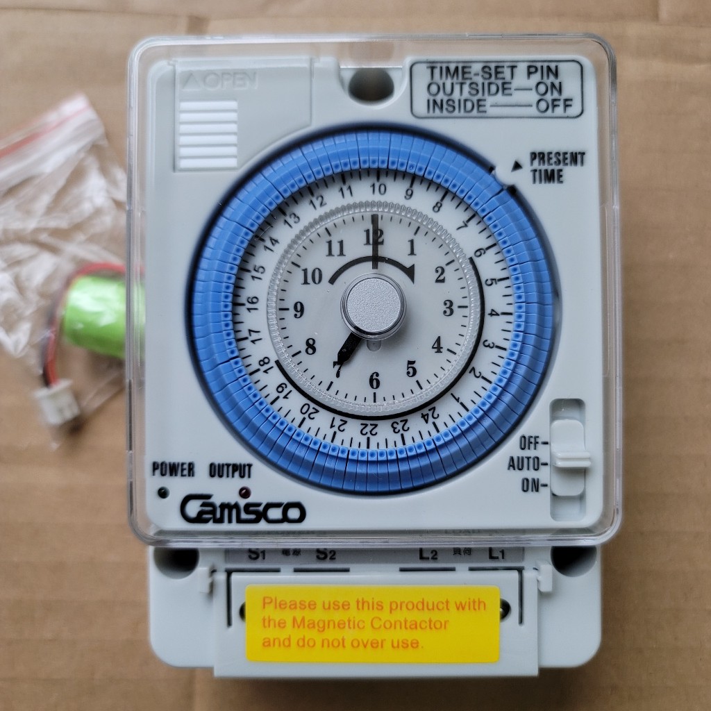 Camsco TB35N,Timer Camsco TB35N - Công Tắc Hẹn Giờ Cơ Timer 24H ...