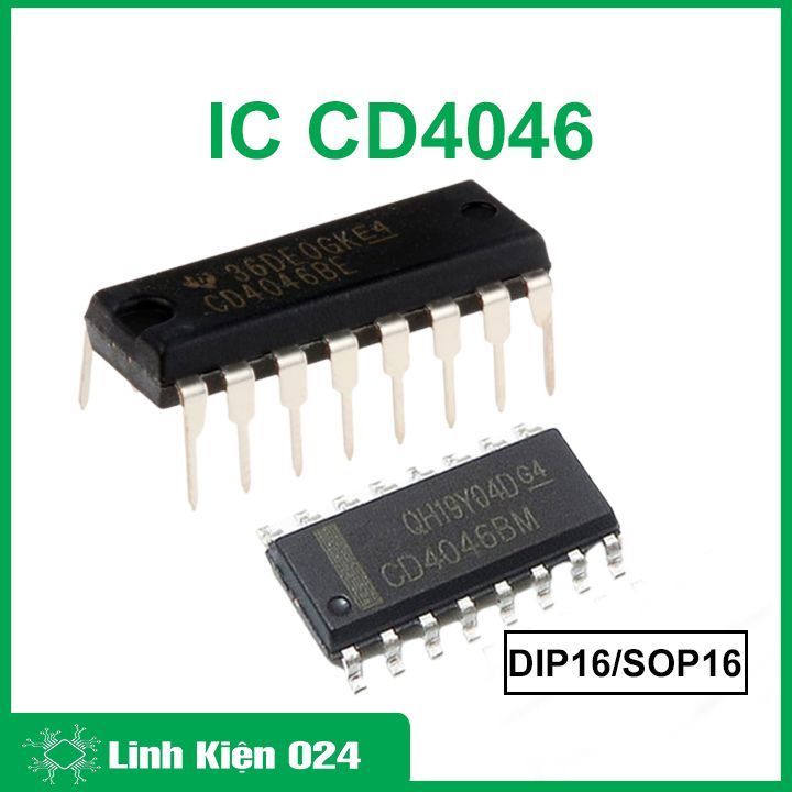 IC chức năng CD4046 16P hai loại CD4046BE, CD4046BM | Shopee Việt Nam