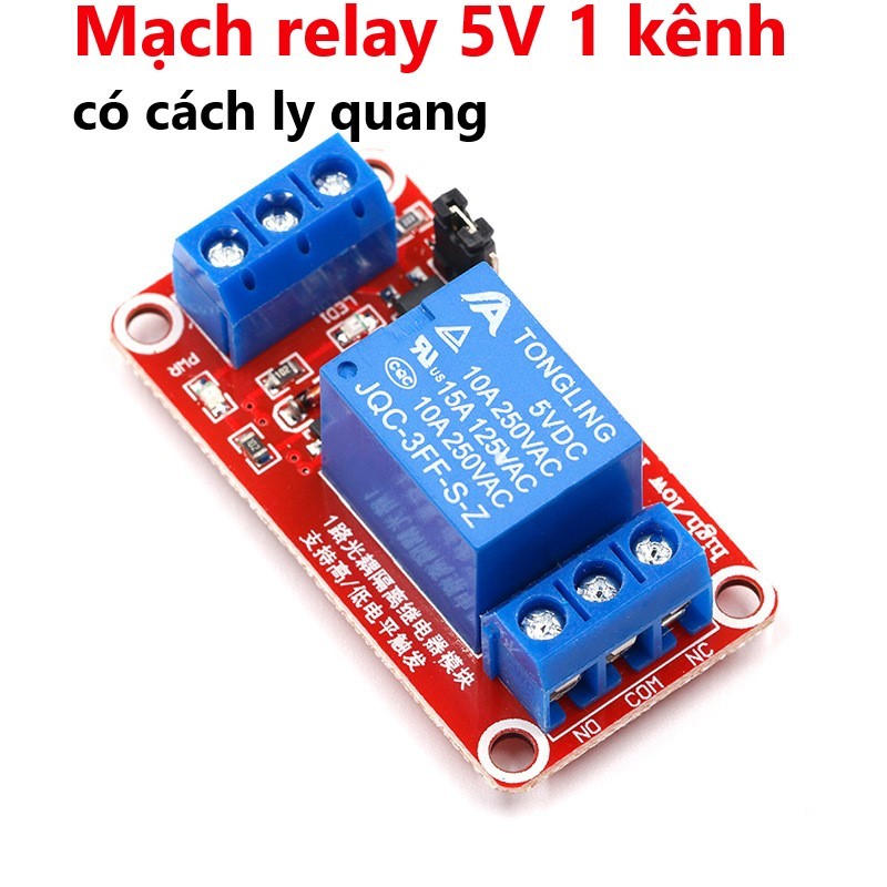 Module Relay 5VDC - Mạch Relay 5V 2 Kênh Có Octo Bảo Vệ đóng ngắt, điều ...