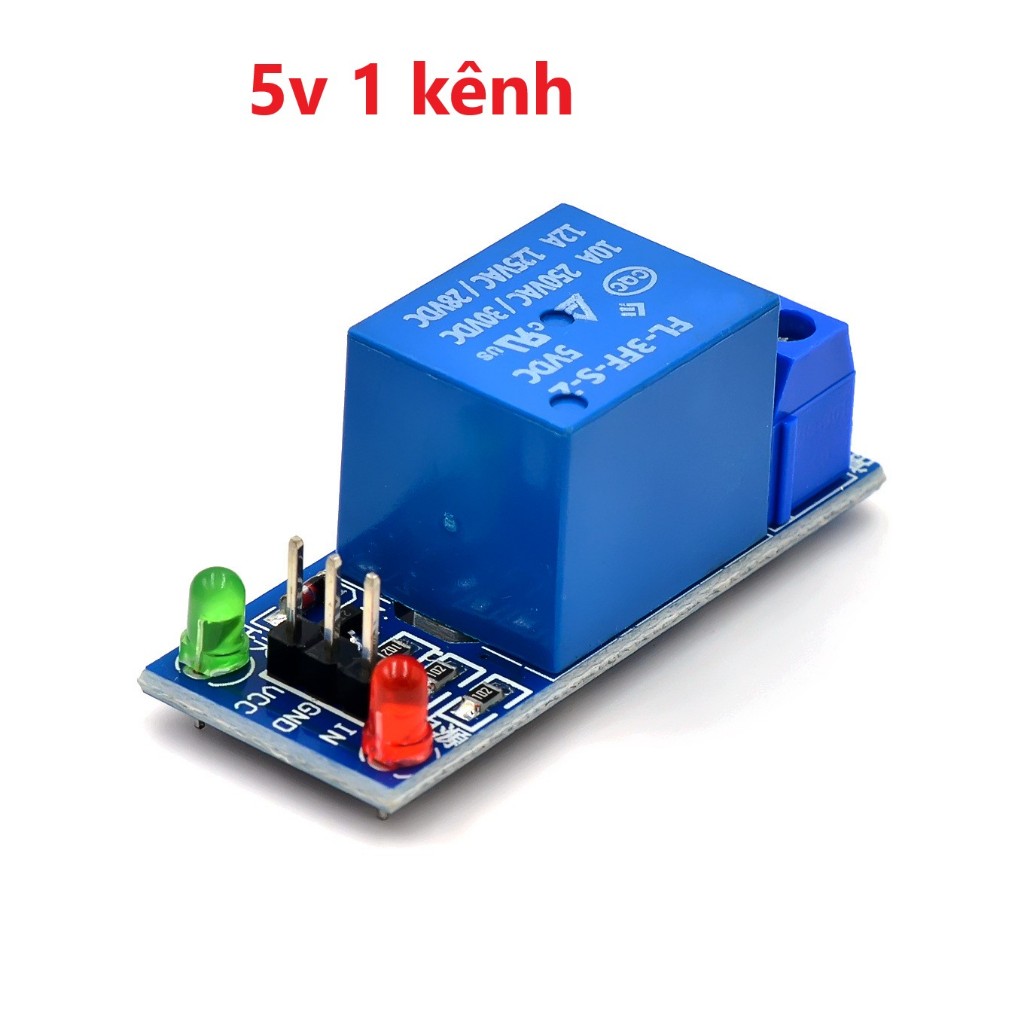 Module Relay 5VDC 12VDC 1 Kênh 2 Kênh - Mạch Relay 5V 12V 1 kênh 2 Kênh ...