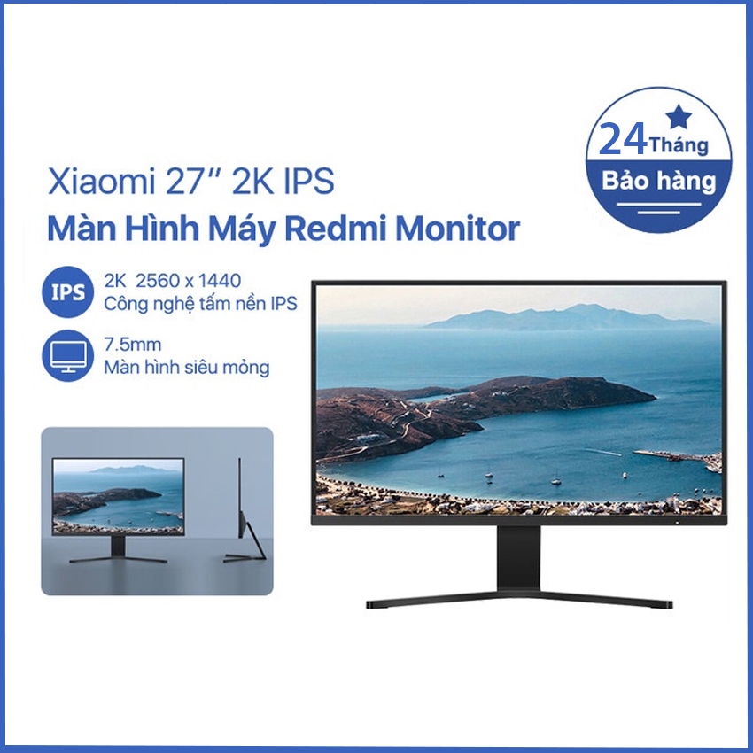 MÀN HÌNH LCD REDMI MORNITOR RMMNT27NQ (27 INCH/IPS/2K/60HZ) Bảo Hành 24 ...