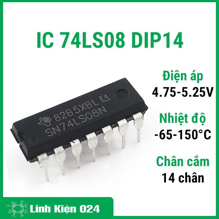 74LS08 Quad 2-input AND Gate DIP14 | Shopee Việt Nam