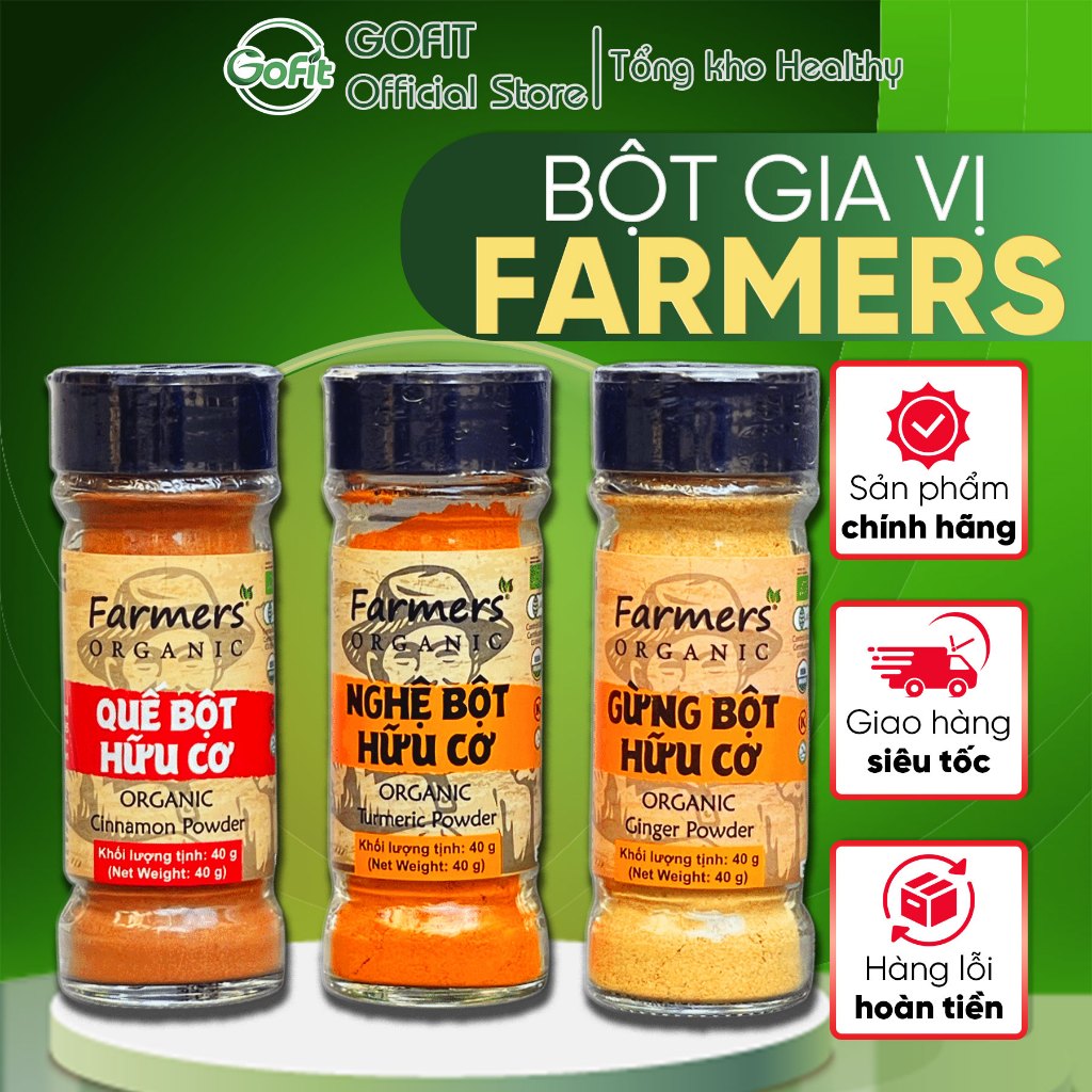 Bột Gia Vị Hữu Cơ Framer's Organic Vipep, 40g, Gofit Mart | Shopee Việt Nam