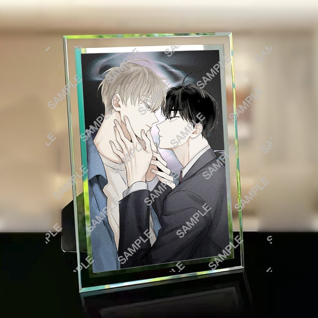 (2 size ảnh) Khung kính CHECKMATE Chiếu tướng in hình BL Boylove anime ...