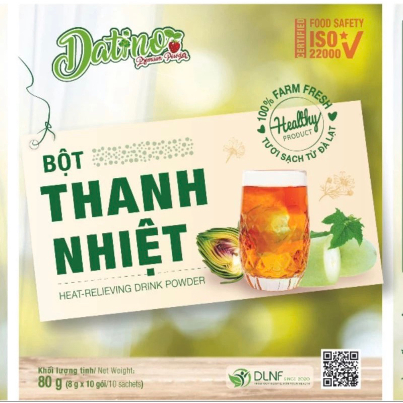 Bột Thanh Nhiệt Datino hộp 10 gói x 8g | Shopee Việt Nam