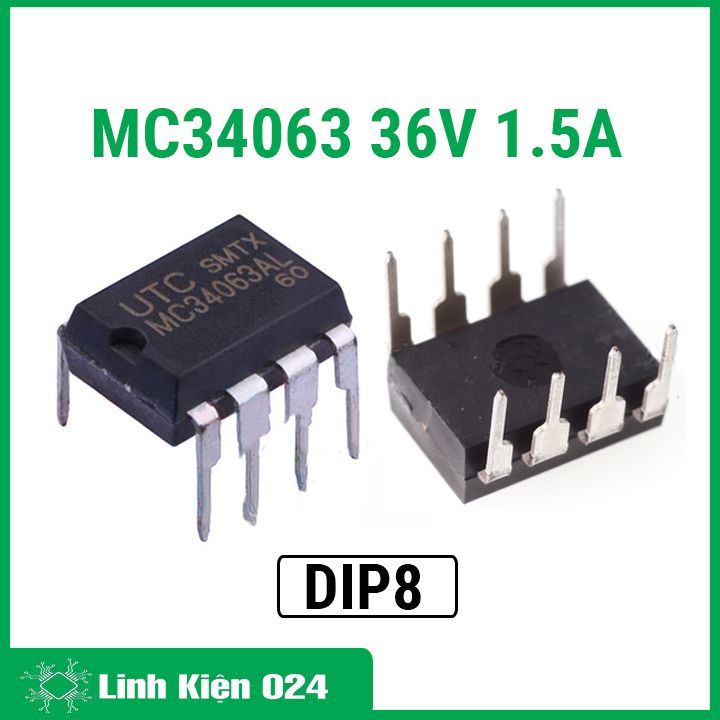 IC MC34063 36V/1.5A DIP-8 | Shopee Việt Nam