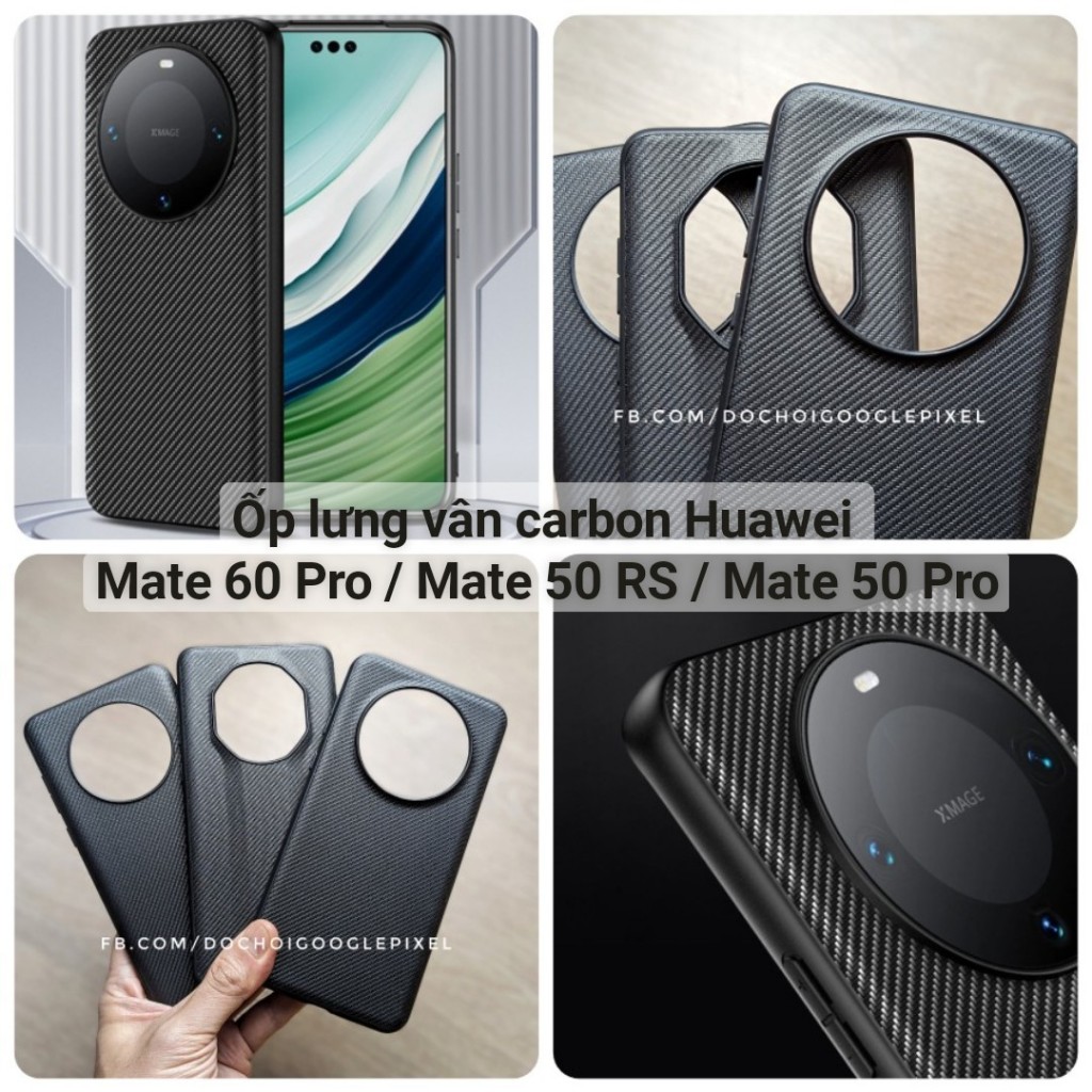 Ốp lưng case TPU Huawei P60 Art / Mate 60 Pro / Mate 50 RS chống sốc ...