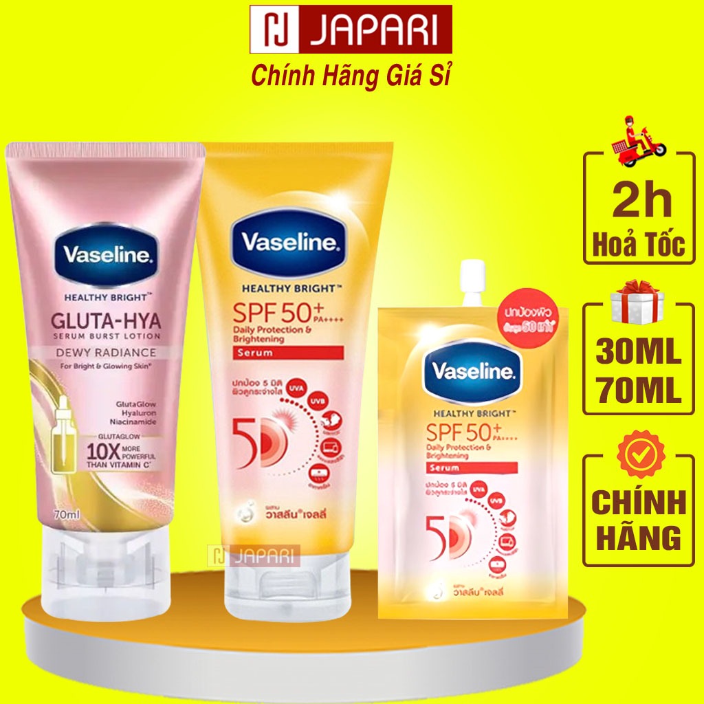 Kem Chống Nắng Body Vaseline Spf 50+ Cho Mặt & Body 70ml, Mini CHÍNH HÃNG - Sữa Dưỡng Thể Chống ...