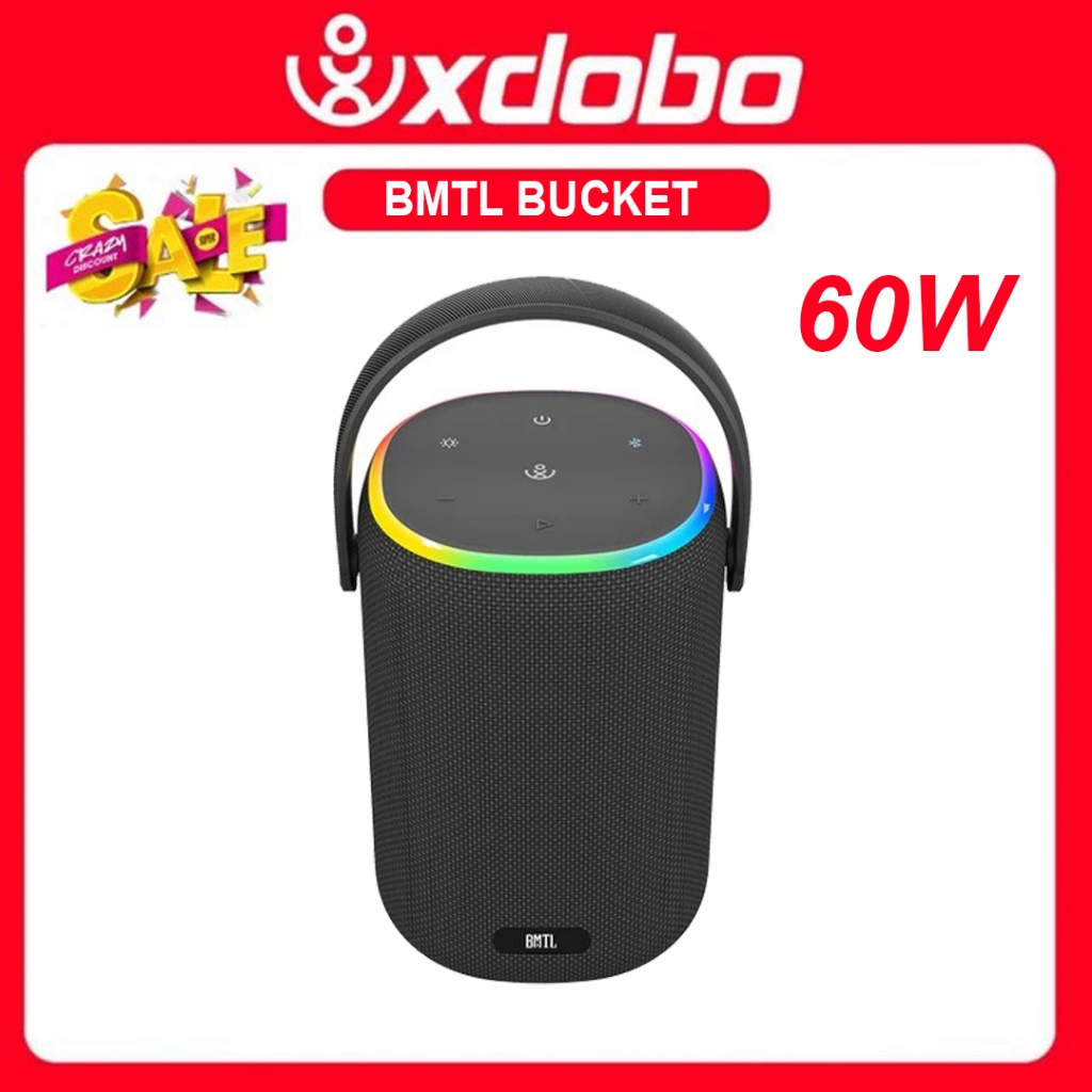 [ TẶNG ĐẦU ĐỌC THẺ ] Loa Bluetooth 5.3 Xdobo BMTL Bucket 60W, Chống ...