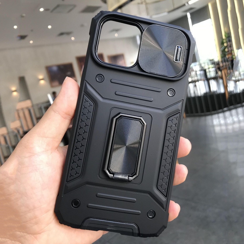 Ốp lưng iphone nắp trượt bảo vệ camera giá đỡ iring đứng iphone 12 13 14 15 pro max - IRD ...