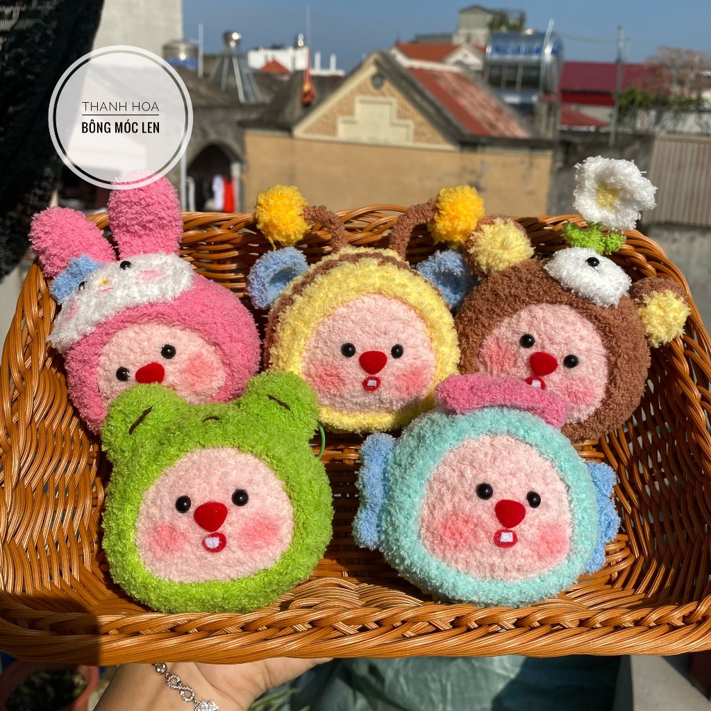 Hải Ly Loopy len xù thành phẩm - Nguyên liệu kèm chart | Shopee Việt Nam