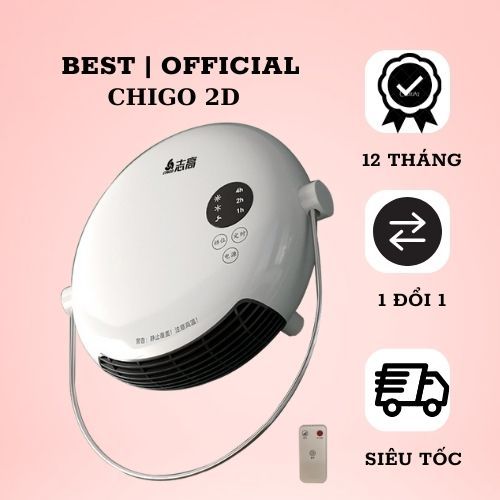 Quạt sưởi 2 chiều nóng lạnh CHIGO D2 - Công suất 1800W thổi gió nóng ấm áp | Shopee Việt Nam