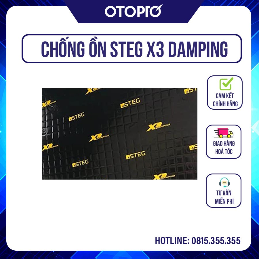 Tấm chống ồn ô tô 3M STEG DAMPING X3 - 2.5MM siêu cách âm. Tấm cách âm STEG 820mm*460mm*2.5mm ...