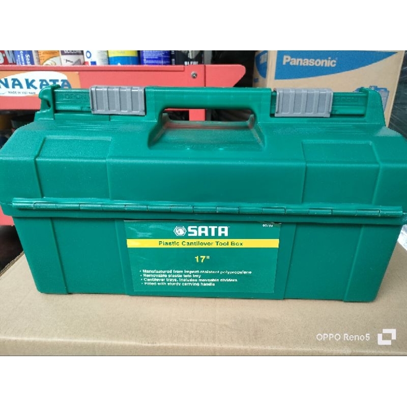 THÙNG ĐỒ NGHỀ NHỰA SATA 3 NGĂN 17" 95166 | Shopee Việt Nam