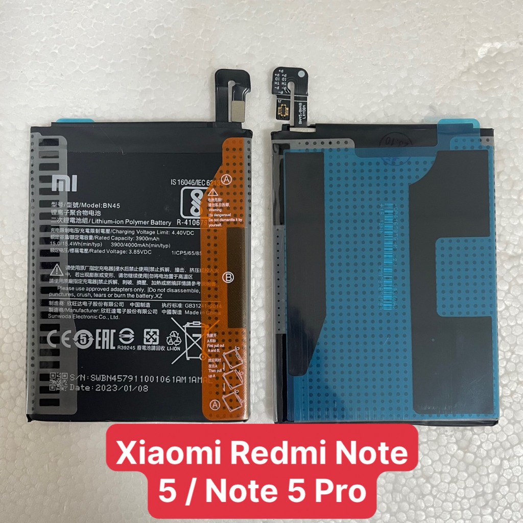 Pin Xiaomi Redmi Note 5 / Note 5 Pro Zin / BN45 / Dung Lượng 4000mAh ...