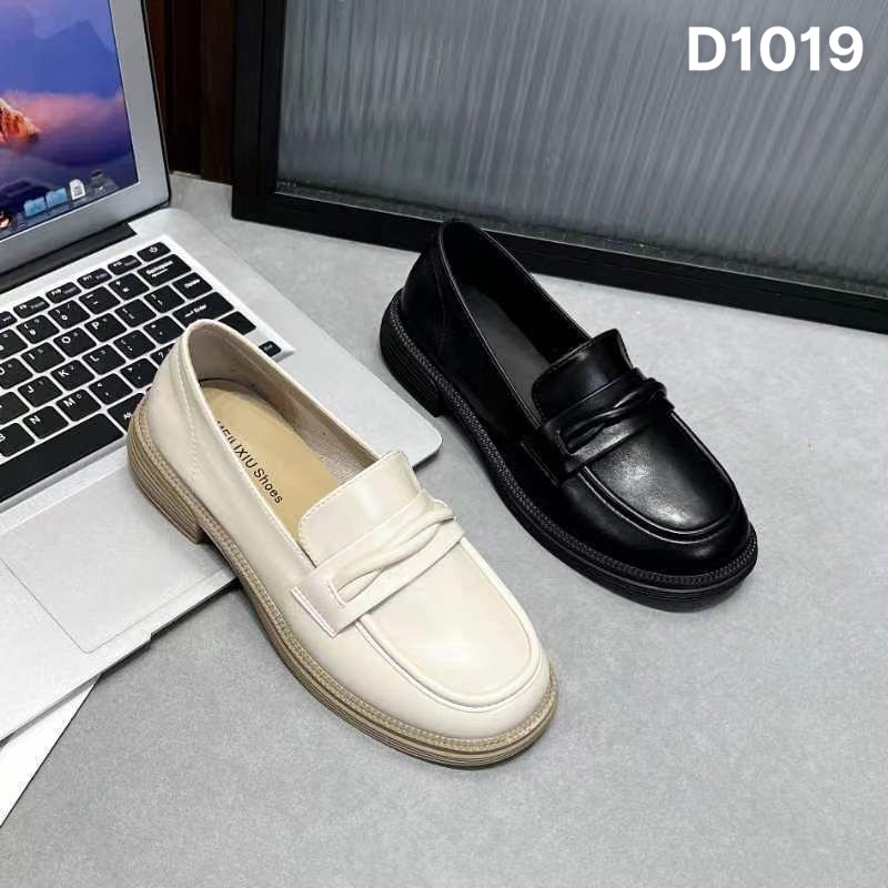 (Đi tăng 1 sz) Giày Moca lười nữ da mềm Fullbox - D1019 | Shopee Việt Nam