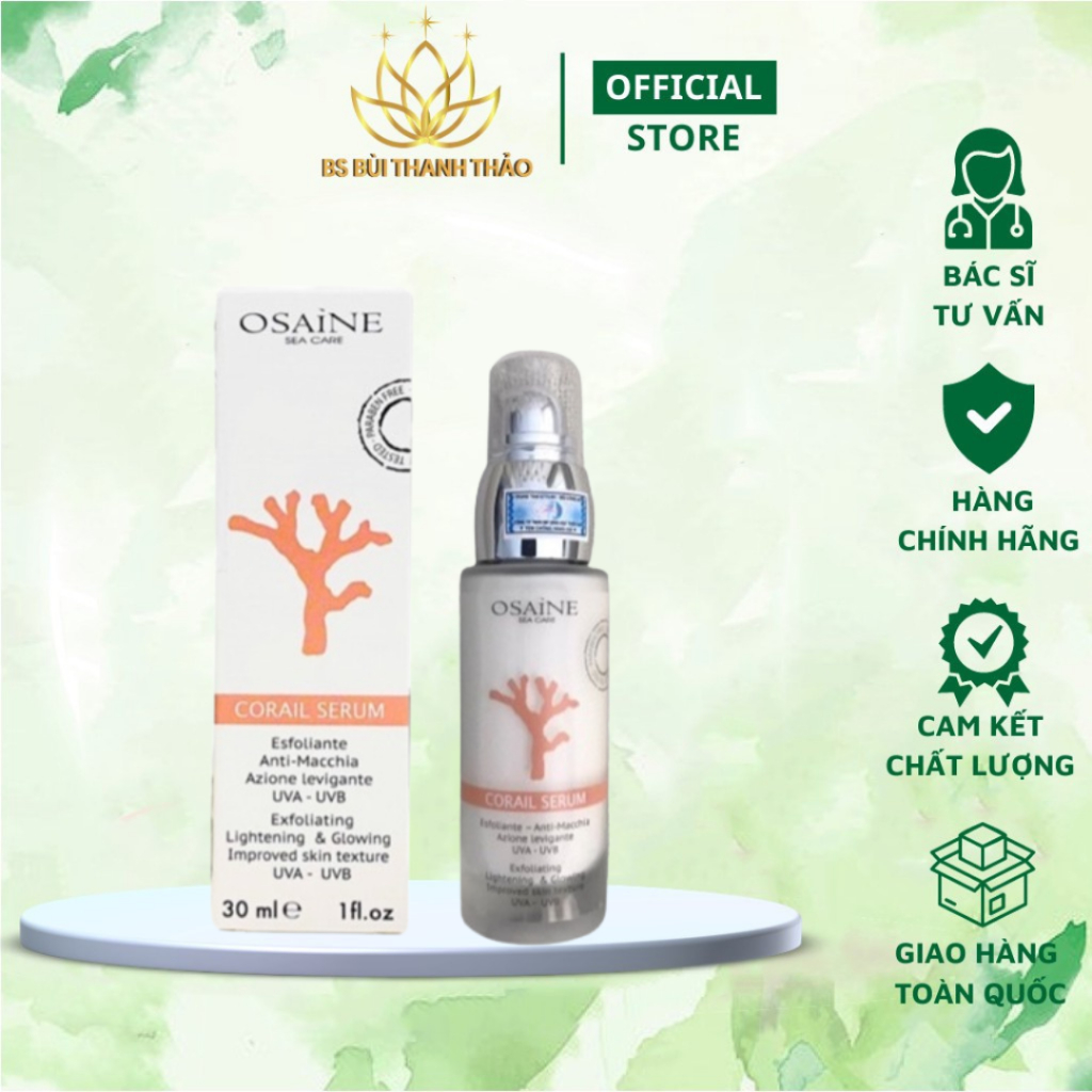 Tinh Chất Dưỡng Sáng Da Tự Nhiên Osaine Coral Serum | Shopee Việt Nam