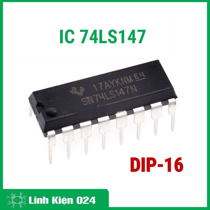 Linh kiện 74LS147 mã hóa ưu tiên 10 to 4 Priority Encoder chân cắm DIP16 | Shopee Việt Nam
