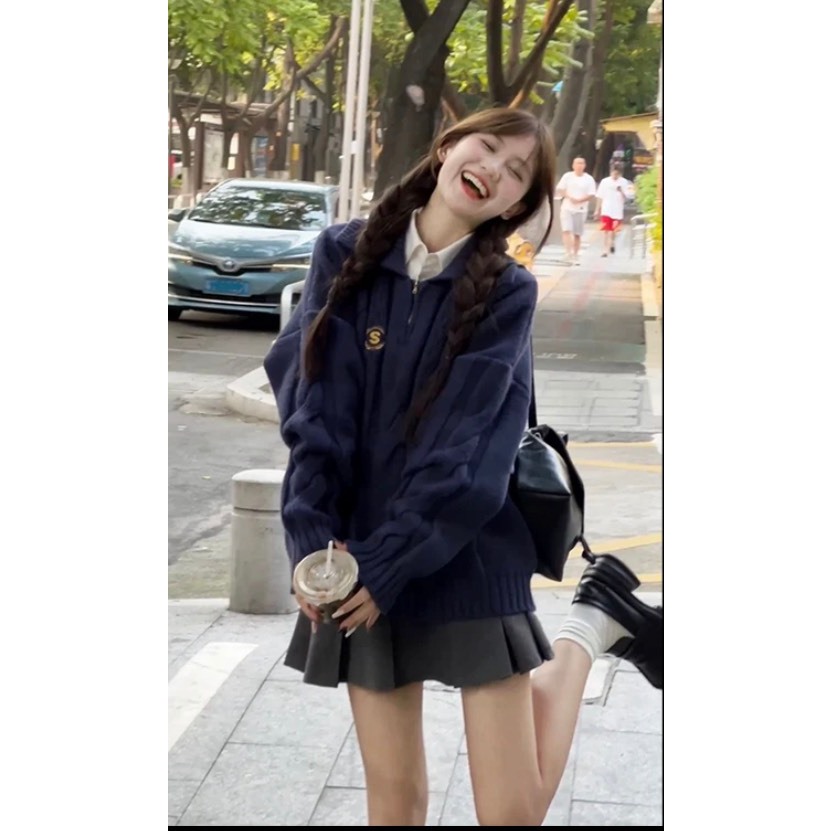 [Mã A9HLX giảm 40K đơn 320K ] Xuxu.corner- A9 Áo len phong cách hàng ...