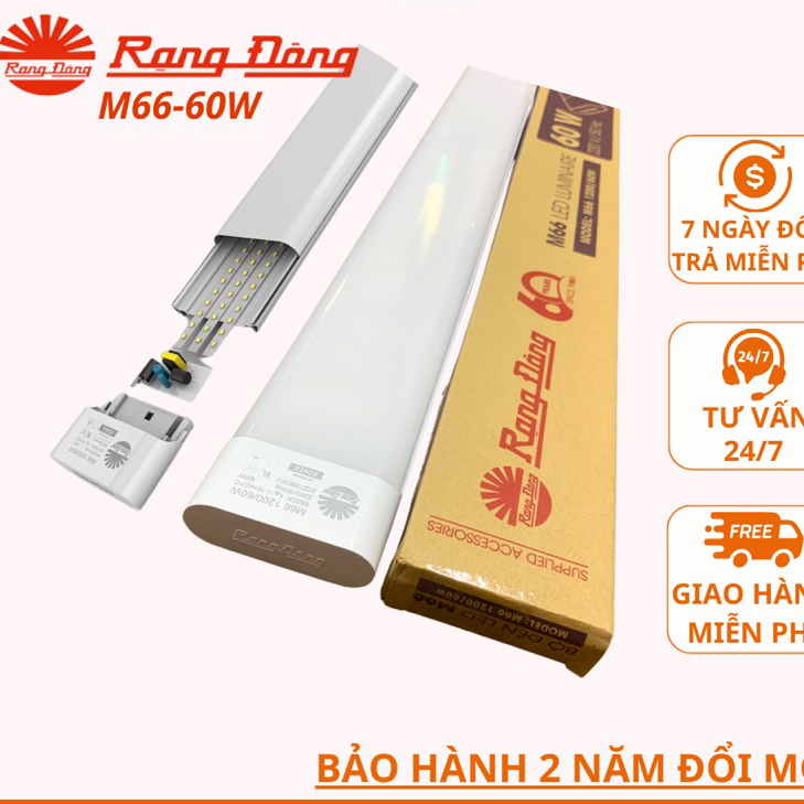 Đèn Led Bán Nguyệt Rạng Đông M66-60W 1,2m | Shopee Việt Nam
