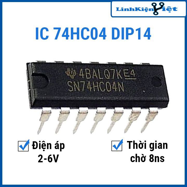 IC chức năng 74HC04 DIP14/SOP14 | Shopee Việt Nam
