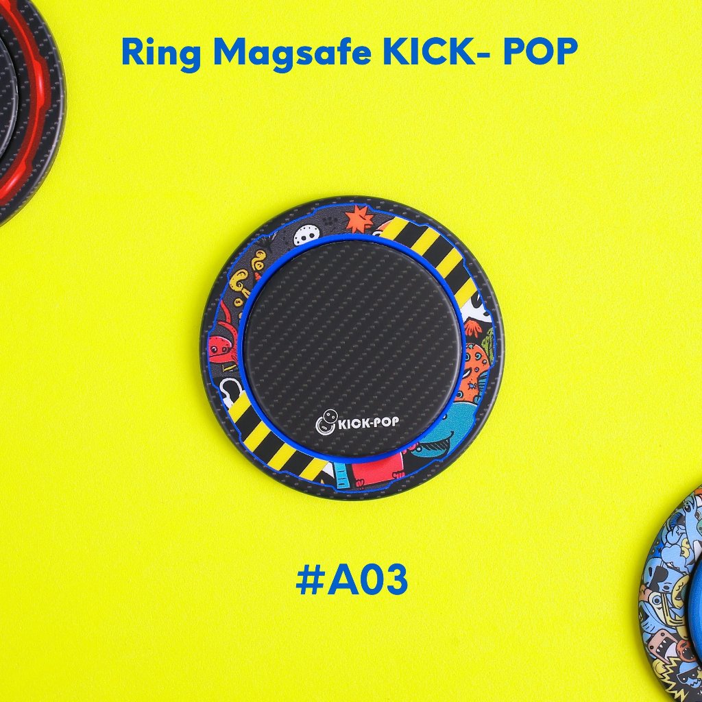 Giá đỡ KICK-POP, vòng từ tính siêu mỏng mag.safe chống mỏi tay cho điện ...