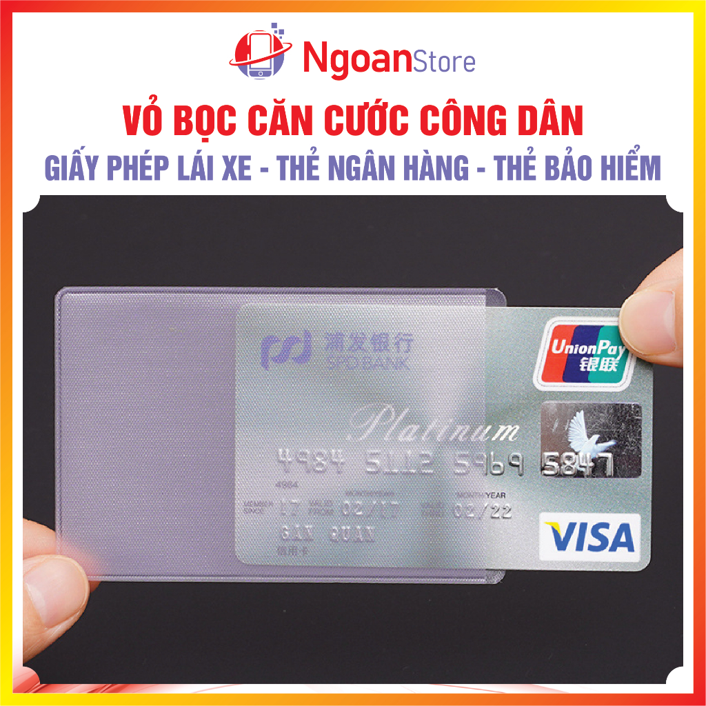 Bọc CCCD Căn Cước Công Dân GPLX Giấy Phép Lái Xe Bảo Vệ Chống Trầy ...