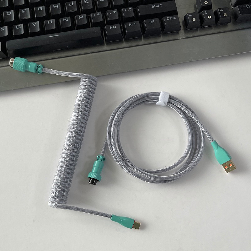[Giao ngay] Dây cáp xoắn | Custom cable cho phím cơ | Shopee Việt Nam