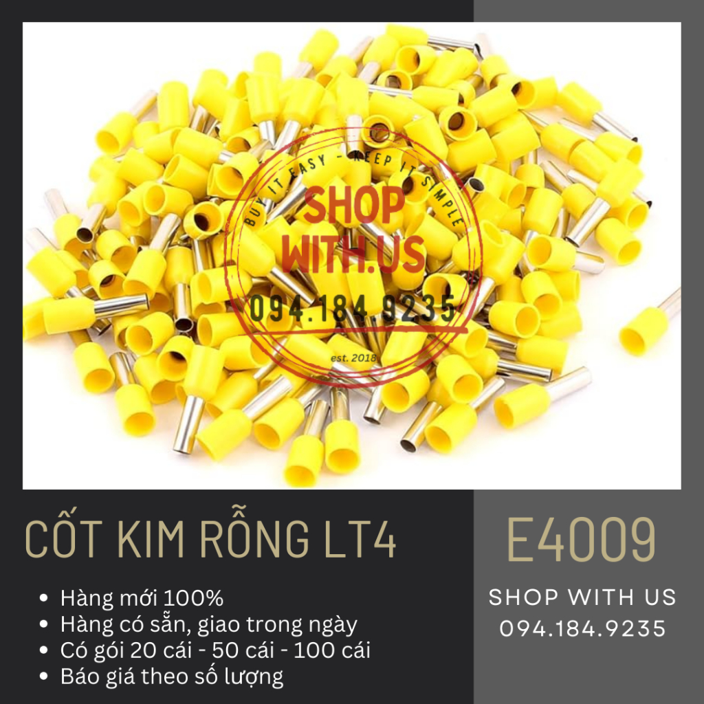 Đầu Cosse LT4 - Đầu Cốt LT4 - E4009 | Shopee Việt Nam