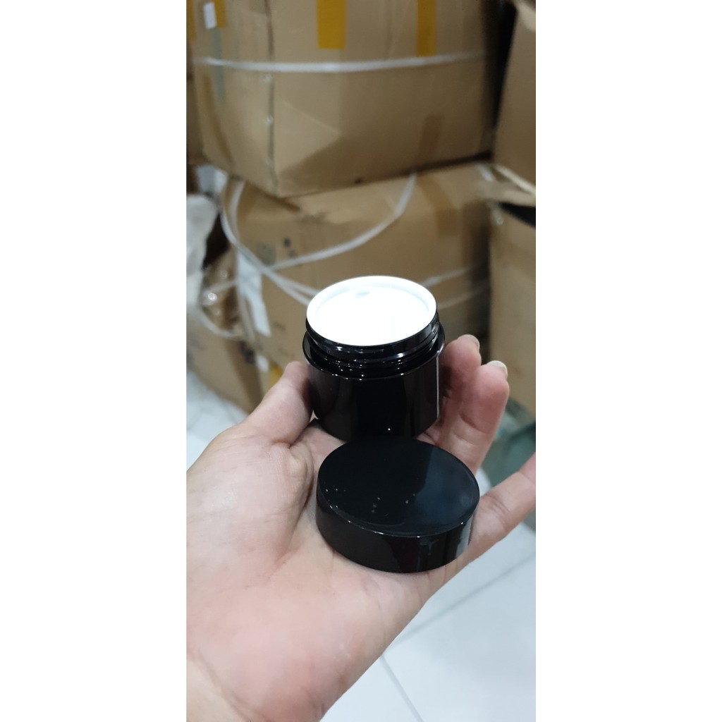 Hũ nhựa 20g 30g 50g đen, trắng trong nắp đen, nắp vàng, nắp bạc, nắp trắng sữa | Shopee Việt Nam