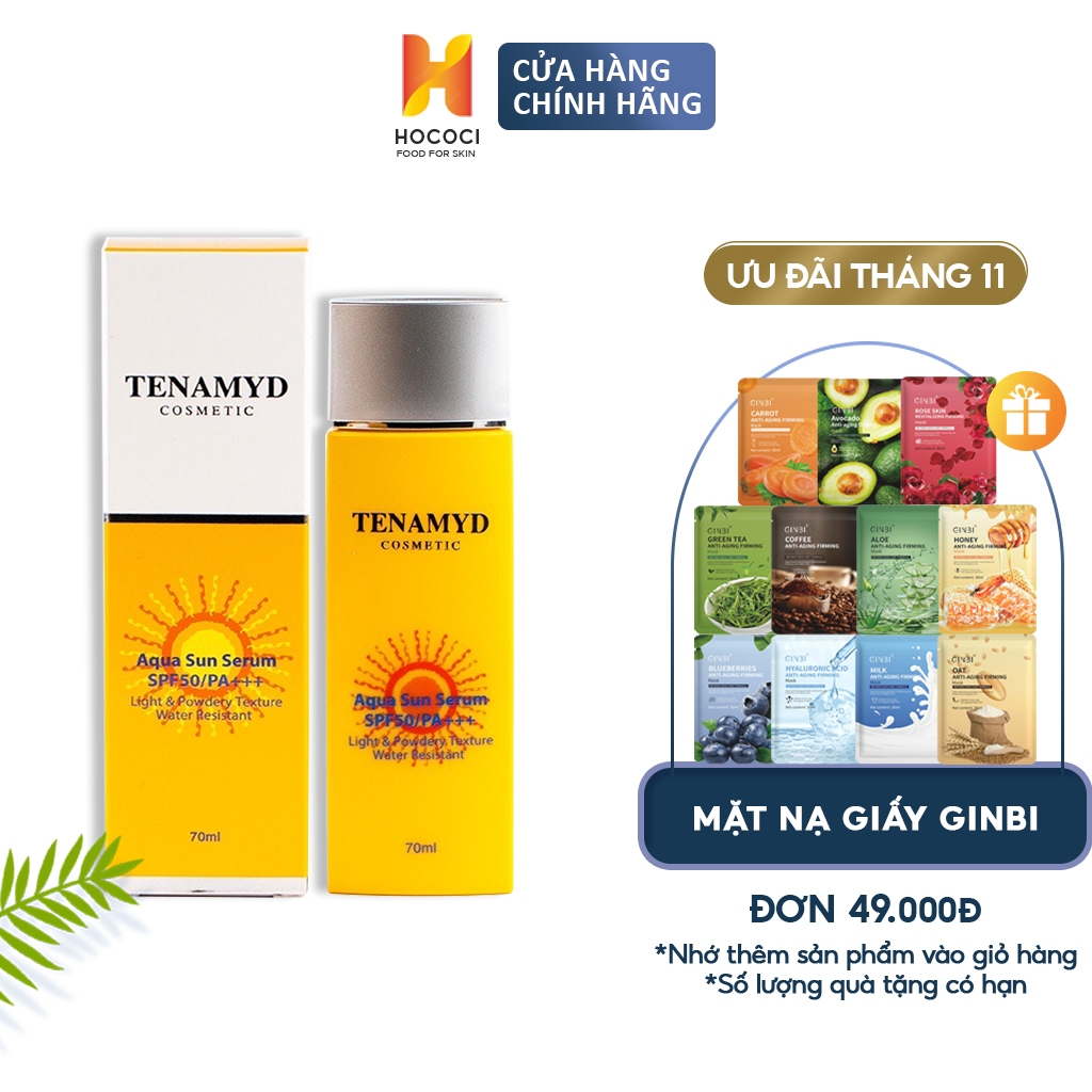 Tinh Chất Chống Nắng Tenamyd SPF 50/PA+++ Aqua Sun Serum 70mL | Shopee ...