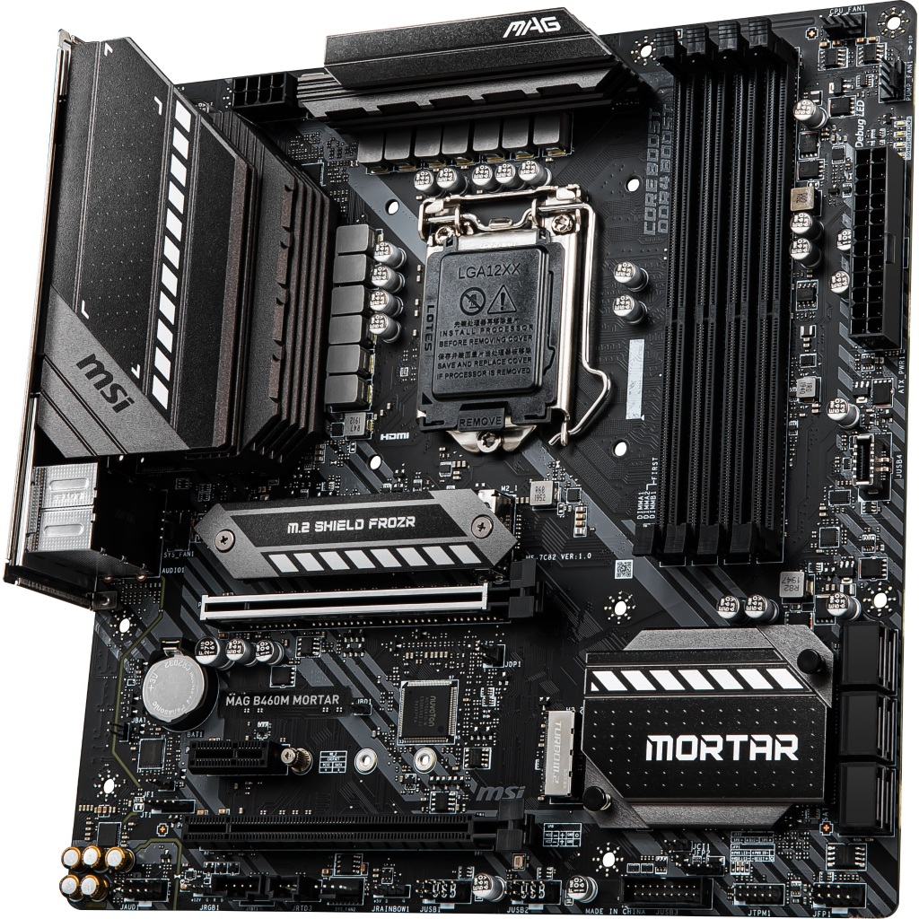 Bo Mạch Chủ MSI B460M MORTAR cũ. Mainboard MSI MAG B460M MORTAR ...