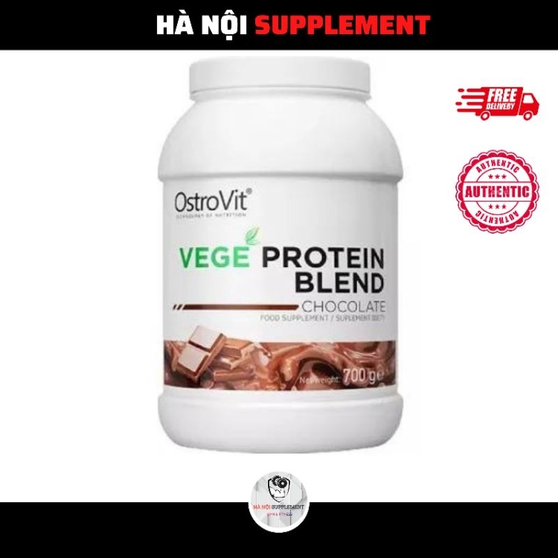 Sữa Bột Thuần Chay Tăng Cơ Giảm Mỡ Ostrovit Vege Protein Blend 700g