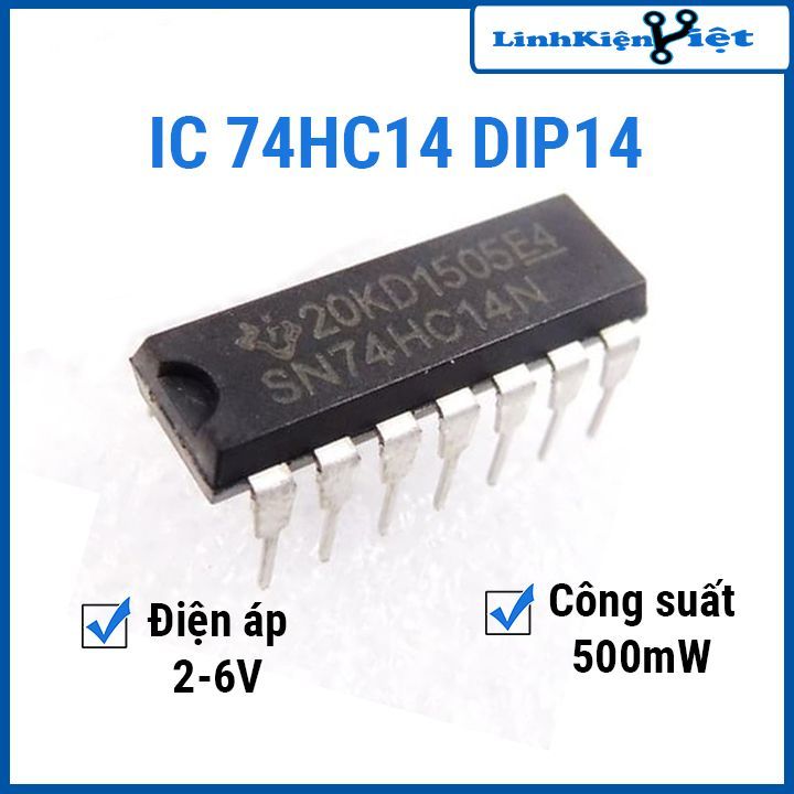 IC 74HC14 Hex Inverter Schmitt Trigger | Shopee Việt Nam