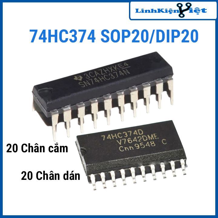 IC 74HC374 đầu ra 3 cổng DIP20/SOP20 | Shopee Việt Nam