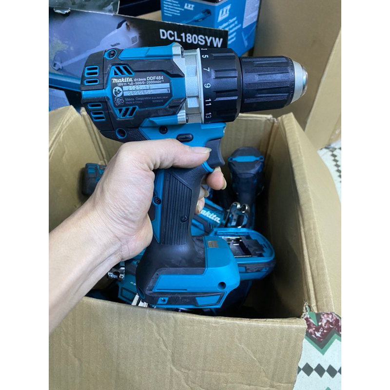 Máy khoan pin Makita DDF484 hàng tách bộ mới 100% (18V) | Shopee Việt Nam