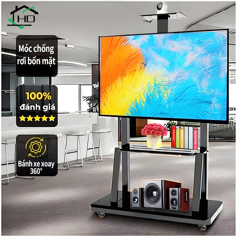 Giá Treo Tivi Di Động 32 - 85 Inch - Kệ Treo Tivi Phòng Họp Hội Nghị Có Bánh Xe | Shopee Việt Nam